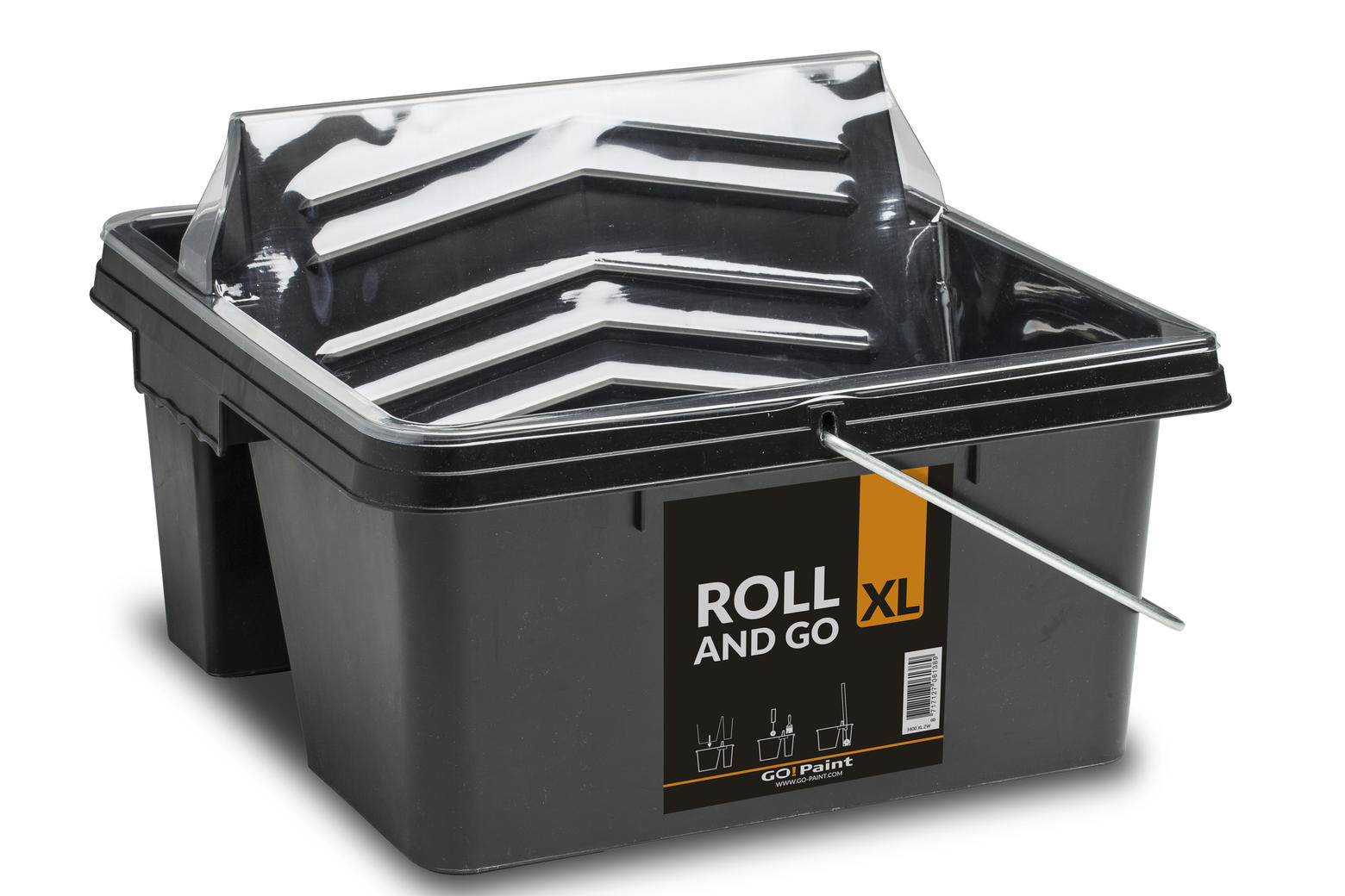 De stevigste verfbak voor rollers: Roll and Go XL | GoPaint
